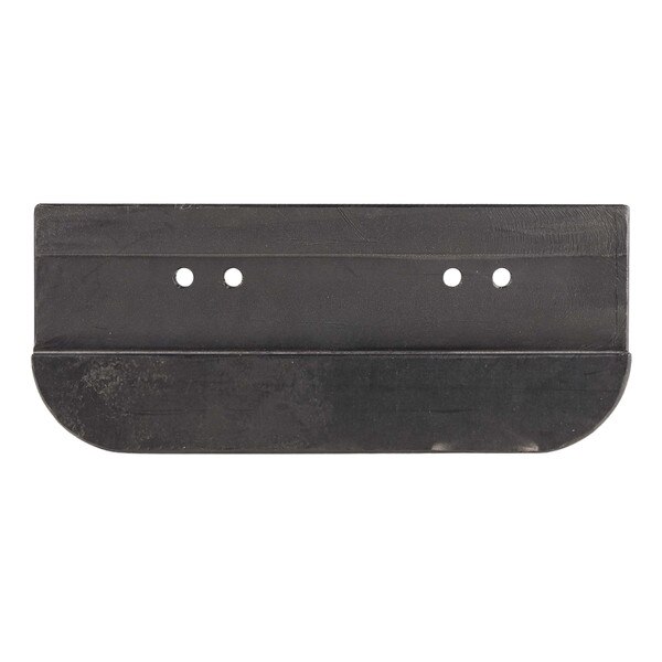 12" UHMW Hydraulic Tire Shine Exit Bumper (Pre-Drilled, Black)