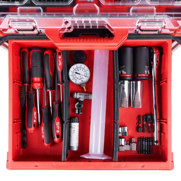 Milwaukee PACKOUT Rolling Toolbox Set & Site Maintenance Tool Kit